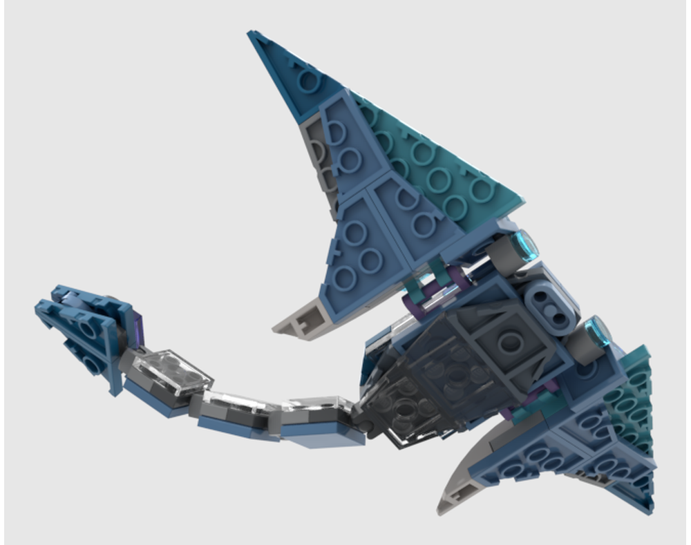 LEGO MOC Ghostray (Subnautica) by JJRSABES | Rebrickable - Build with LEGO