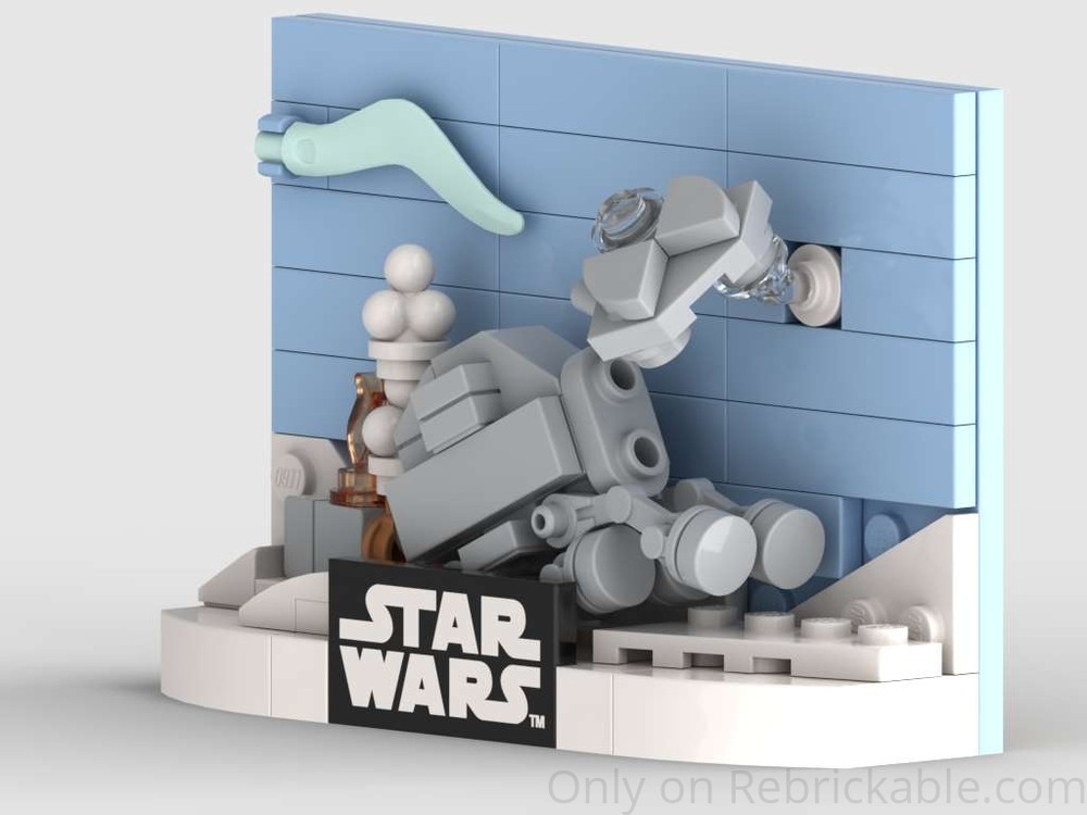 LEGO MOC Plate "SW Ep V - Empire Strikes Back" Insert for set 40774 by dmonti79 | Rebrickable ...