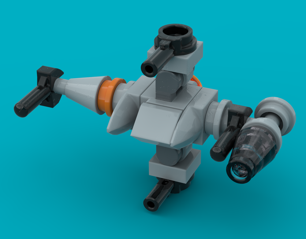 LEGO MOC Micro B-wing (1:450~) by Wolfjockey9 | Rebrickable - Build ...