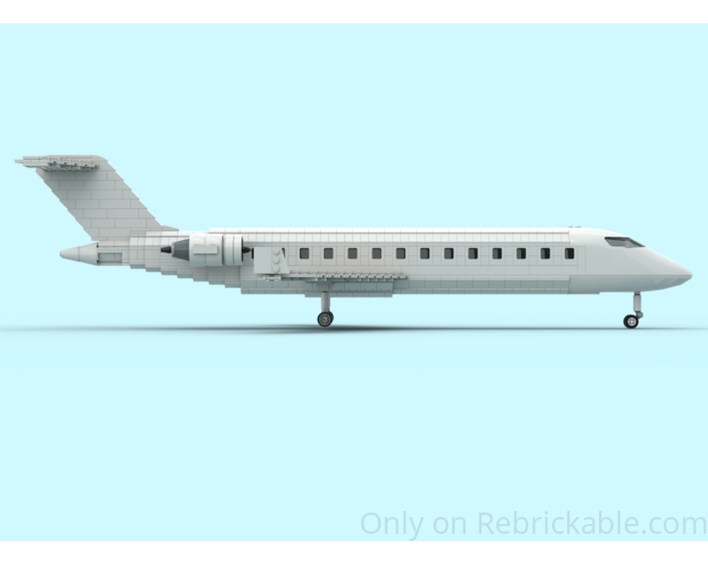 LEGO MOC-243759 Bombardier CRJ-700 by JojoTheBuilder | Rebrickable ...
