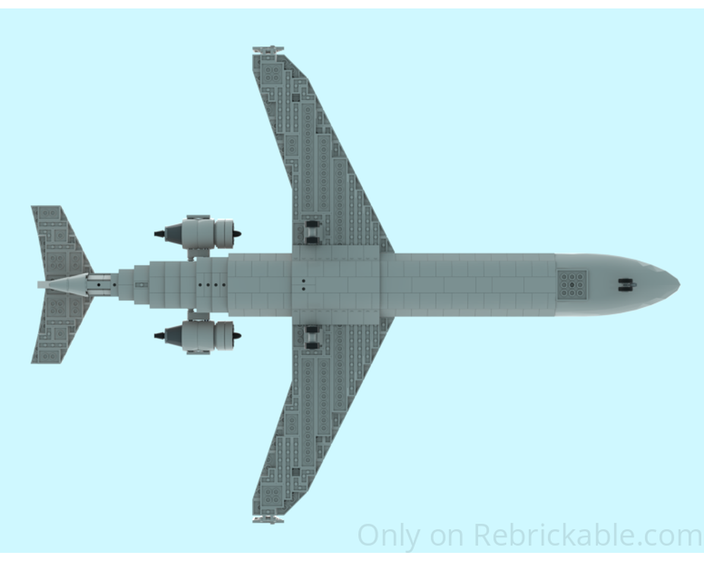 LEGO MOC-243759 Bombardier CRJ-700 by JojoTheBuilder | Rebrickable ...