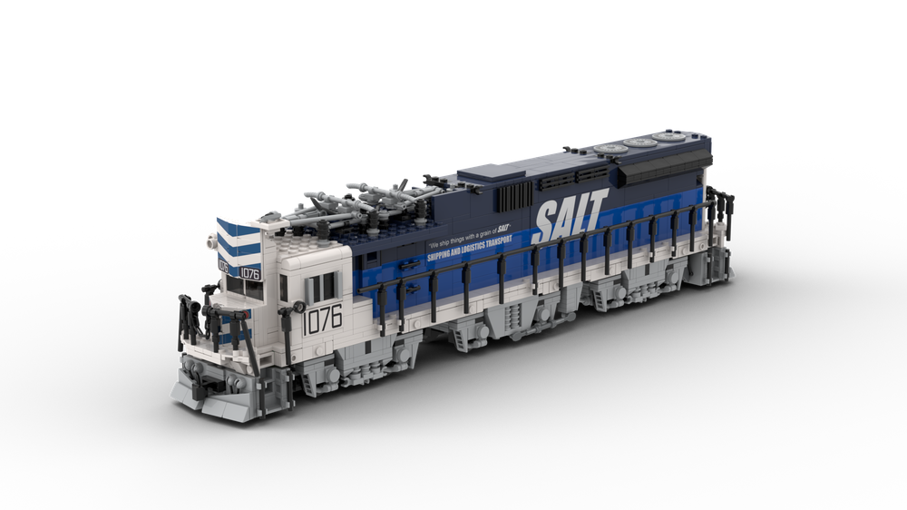 LEGO MOC-243760 EMD GM10B SALT by Yellow.LXF | Rebrickable - Build with ...
