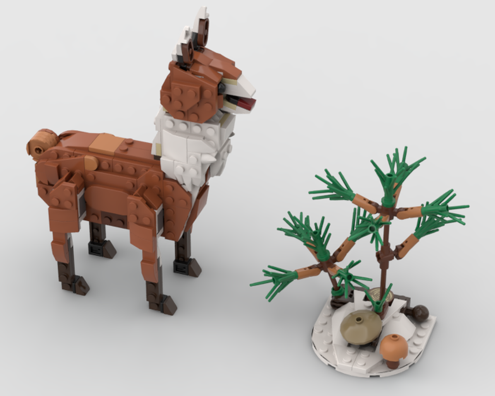 LEGO MOC Llama by ZotteLambik | Rebrickable - Build with LEGO