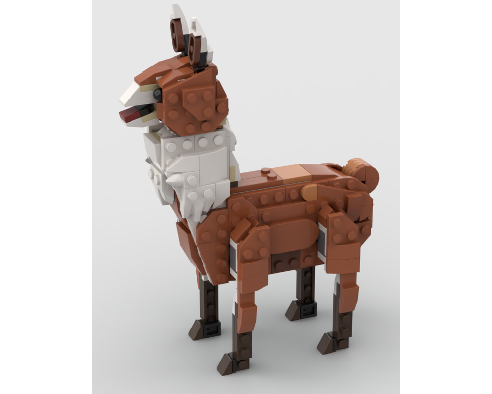 LEGO MOC Llama by ZotteLambik | Rebrickable - Build with LEGO