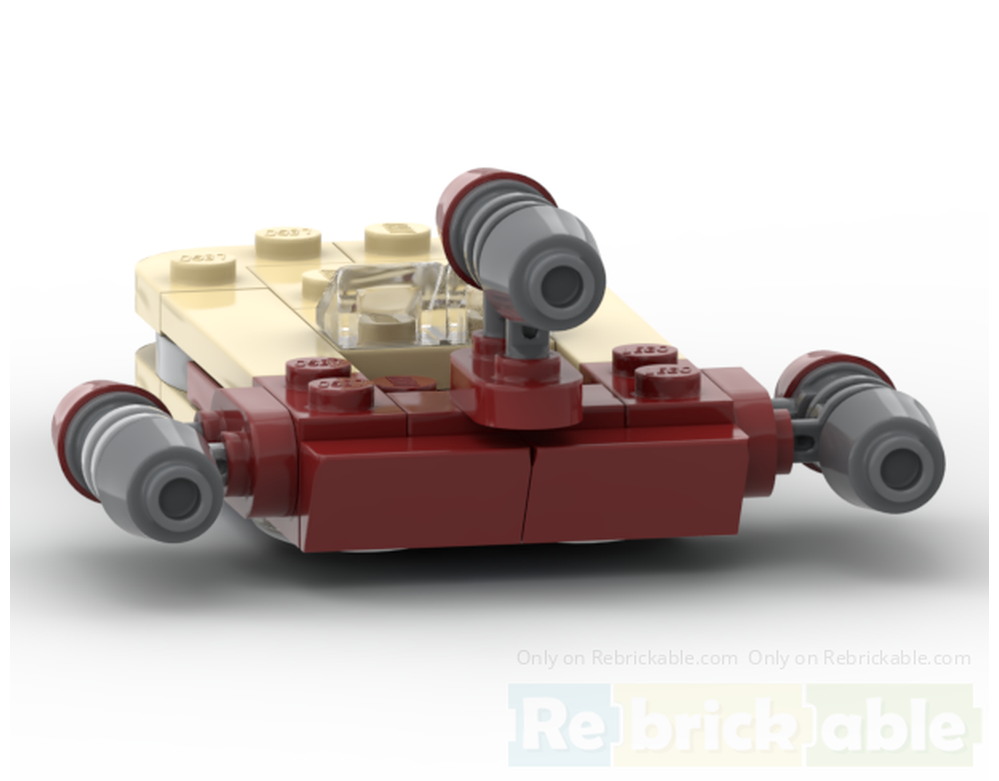 LEGO MOC Minifigure Scale Luke's Landspeeder by CrazyDog 17 ...
