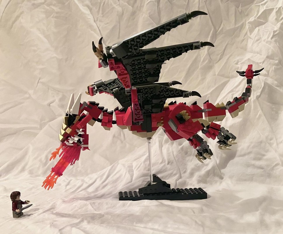 LEGO MOC-243811 Red Dragon by b00k_w0rm | Rebrickable - Build with LEGO