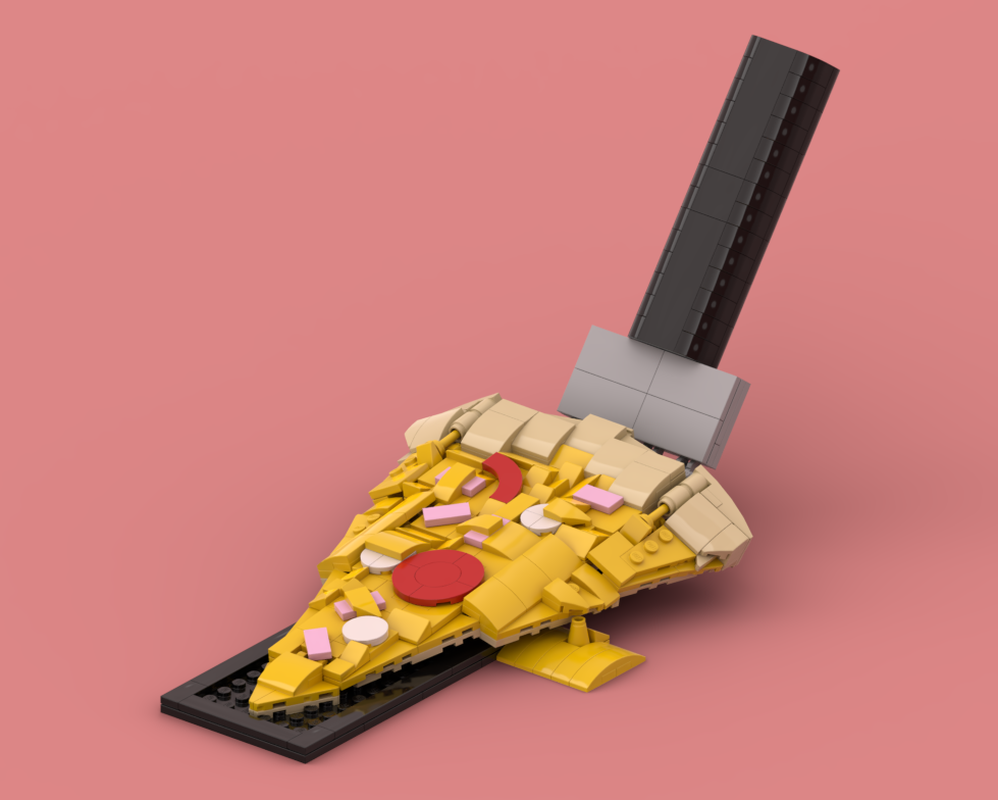 LEGO MOC-243822 Pizza slice by birdbrickbuilds | Rebrickable - Build ...