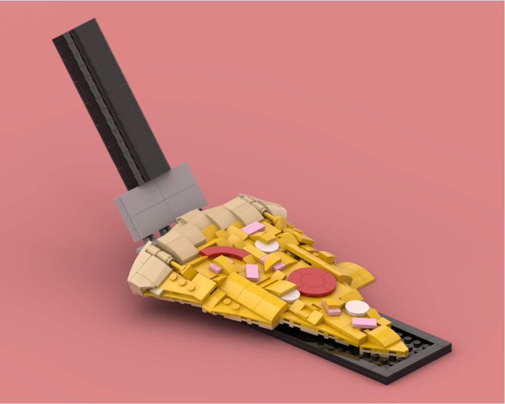 LEGO MOC-243822 Pizza slice by birdbrickbuilds | Rebrickable - Build ...
