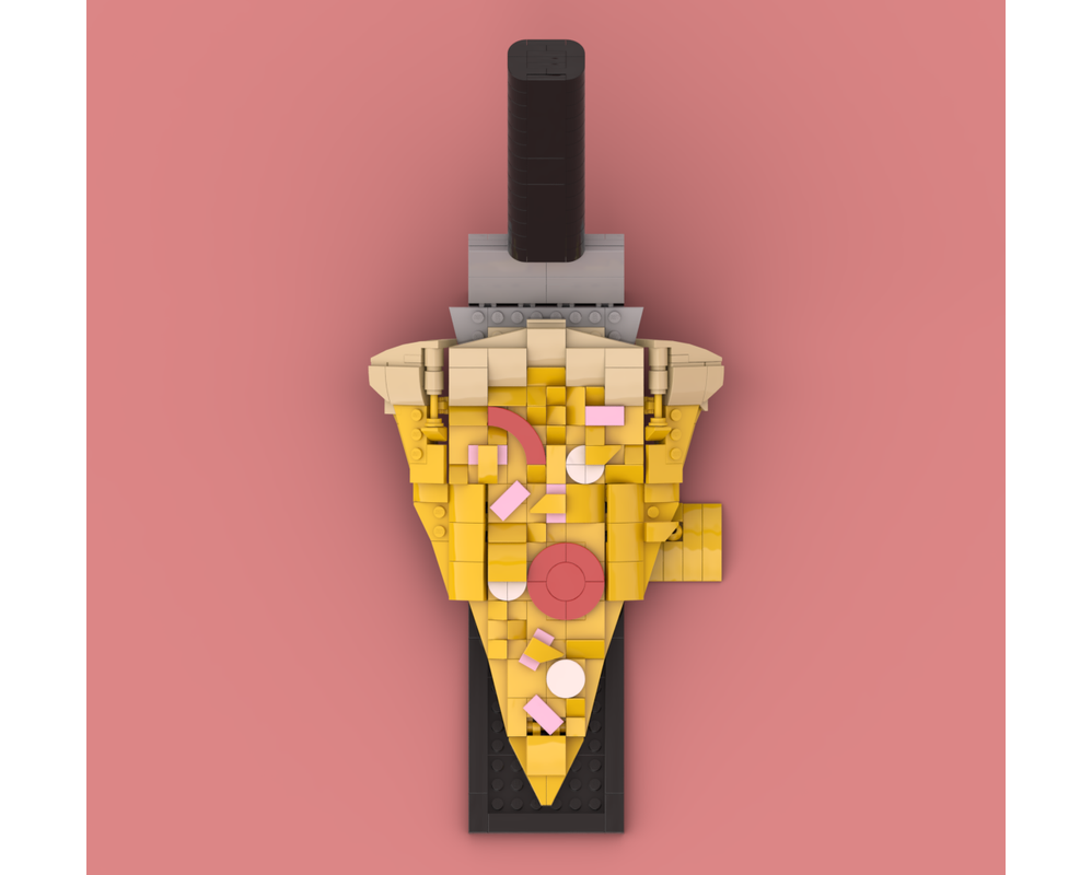 LEGO MOC-243822 Pizza slice by birdbrickbuilds | Rebrickable - Build ...
