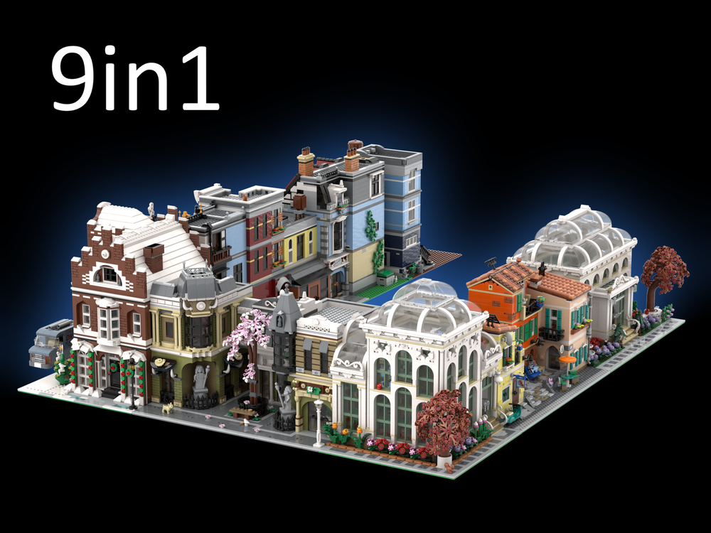 LEGO MOC-243823 9in1 Modular Alternative Builds 2025 by PL MOCs ...