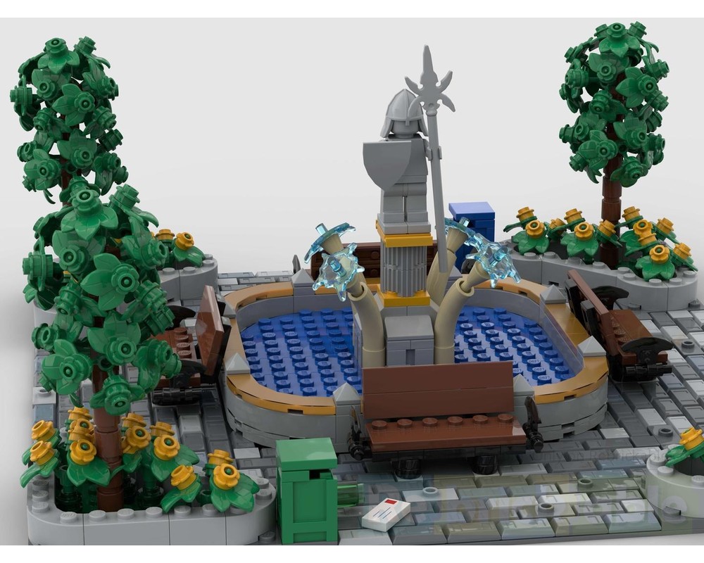 LEGO MOC-243831 Modular City Park by brickmanspark | Rebrickable ...