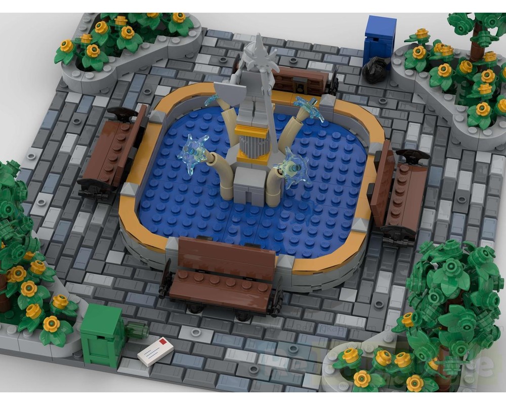 LEGO MOC-243831 Modular City Park by brickmanspark | Rebrickable ...
