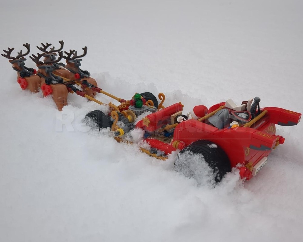 LEGO MOC 40499 Santa's Rat Rod Sleigh by yumurs | Rebrickable - Build with LEGO