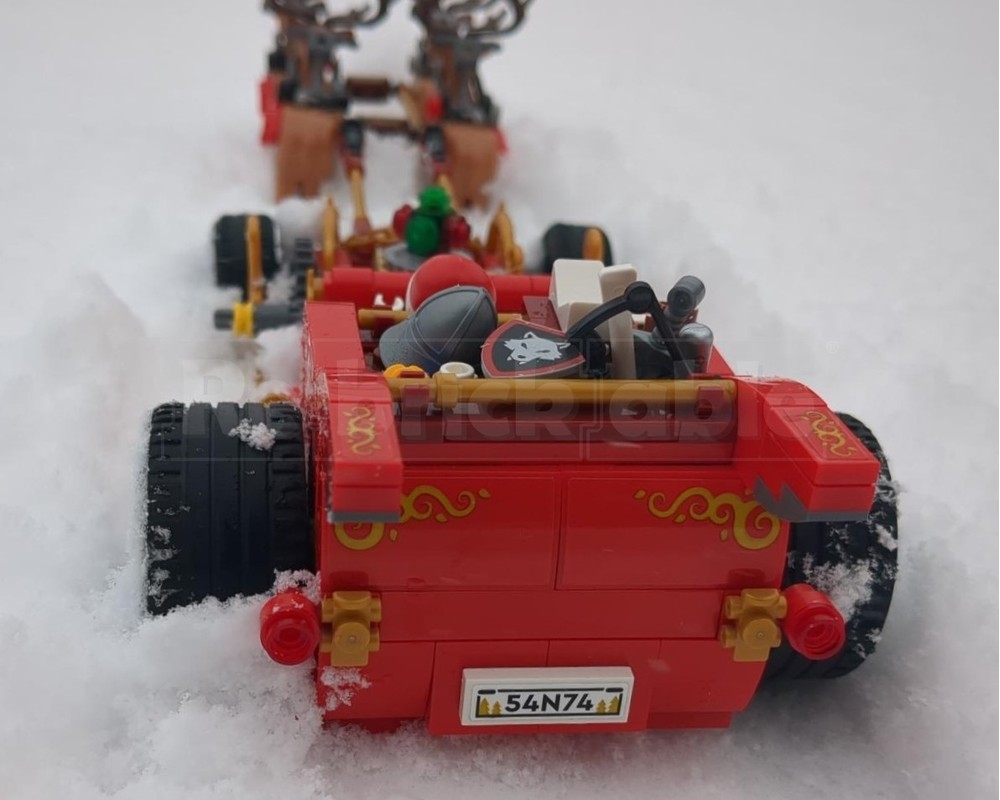 LEGO MOC 40499 Santa's Rat Rod Sleigh by yumurs | Rebrickable - Build with LEGO