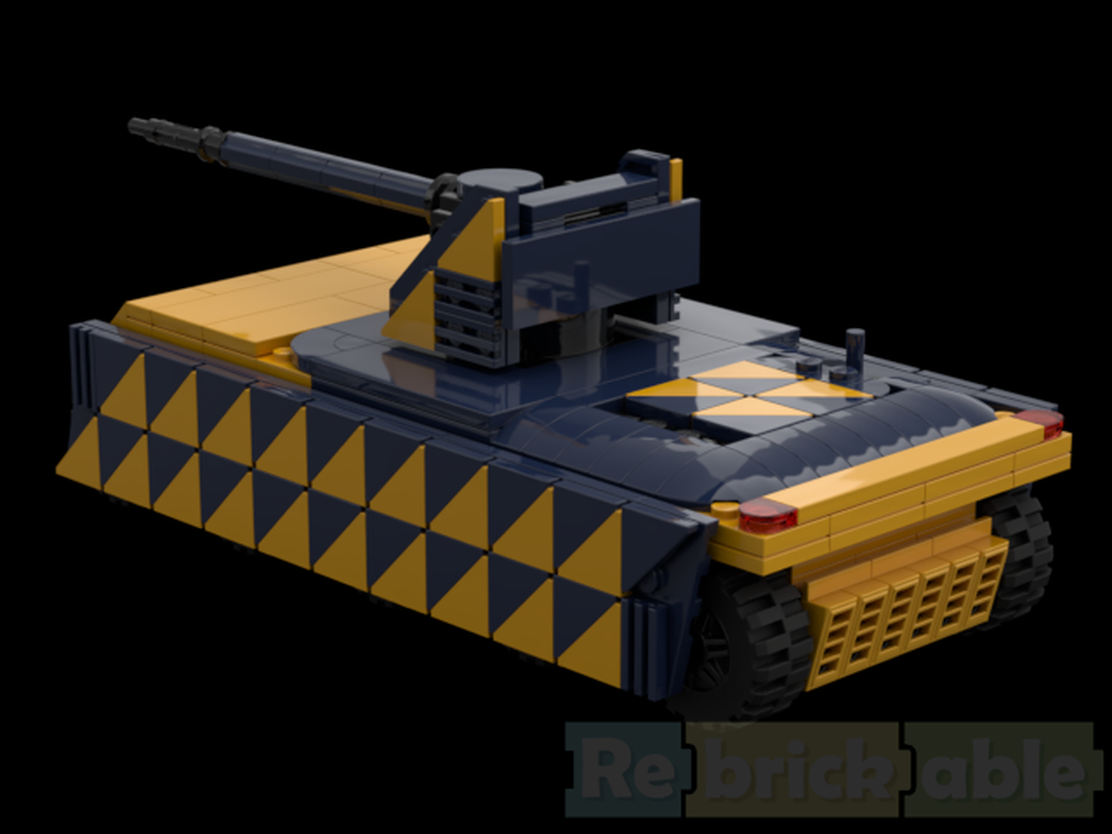LEGO MOC Mark 40 Main Battle Tank by MOCStar | Rebrickable - Build with LEGO
