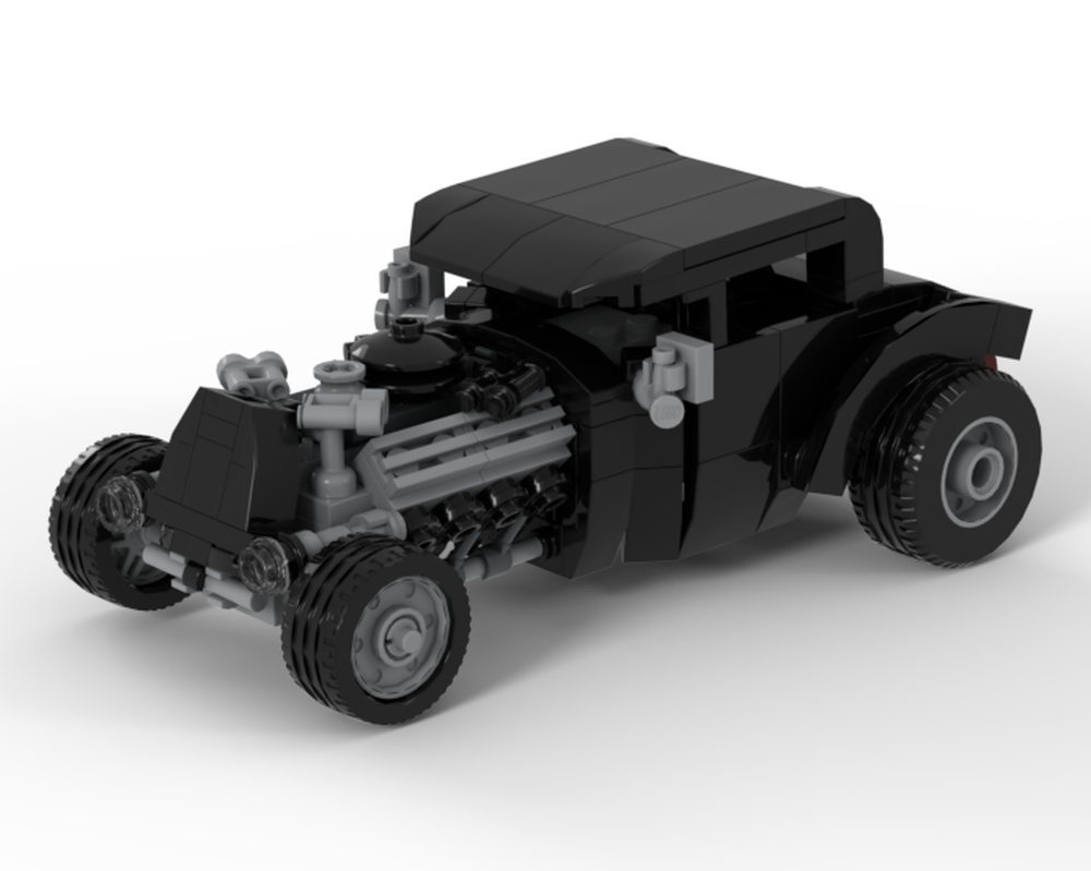 LEGO MOC Hot Rod by Highpeakbrick | Rebrickable - Build with LEGO
