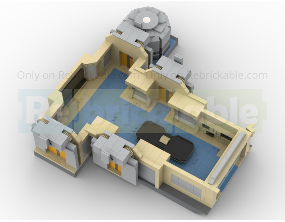 LEGO MOC-243884 Star Trek: The Next Generation Enterprise D Main ...