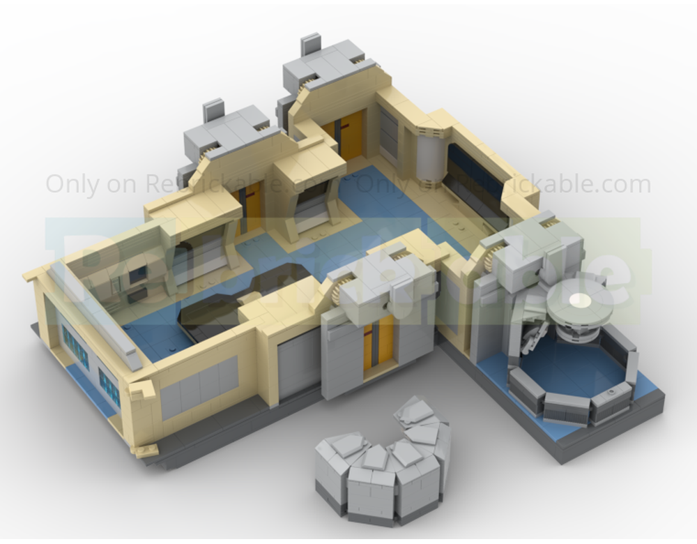 LEGO MOC-243884 Star Trek: The Next Generation Enterprise D Main ...
