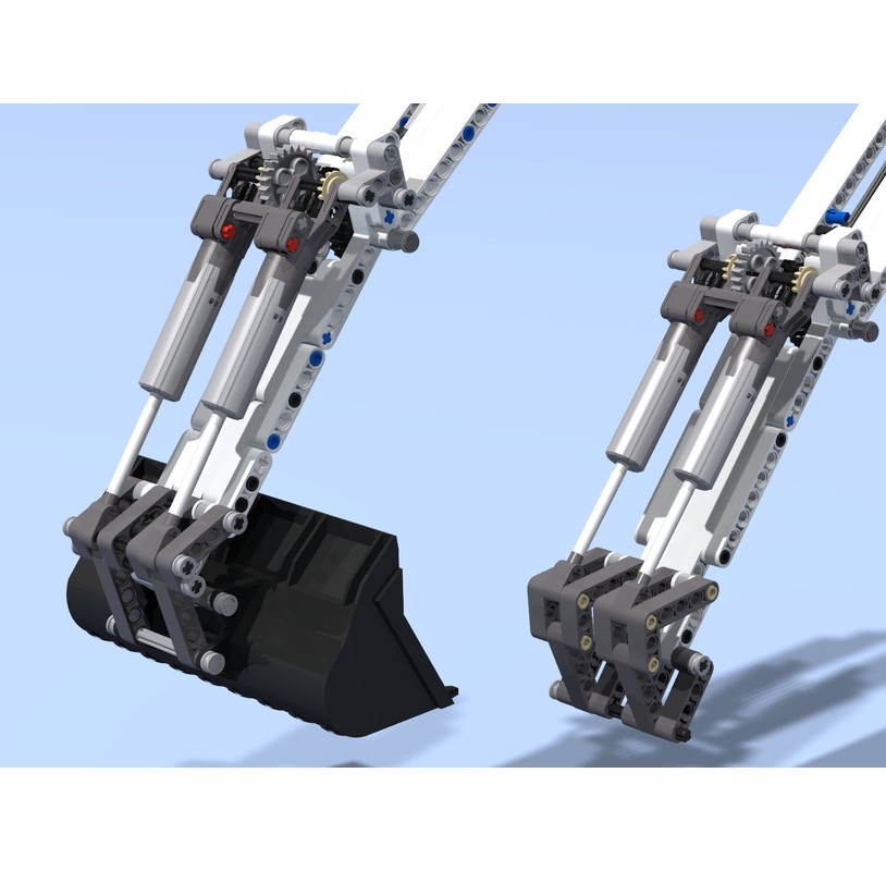 LEGO MOC Lego Technic 42100 Liehberr R9800 Model B/C Part 1 by HRU ...