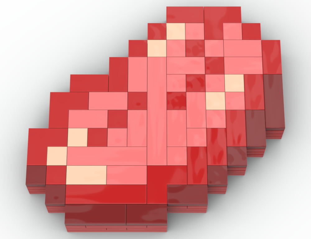 LEGO MOC-243904 Raw Beef by aure bricks | Rebrickable - Build with LEGO