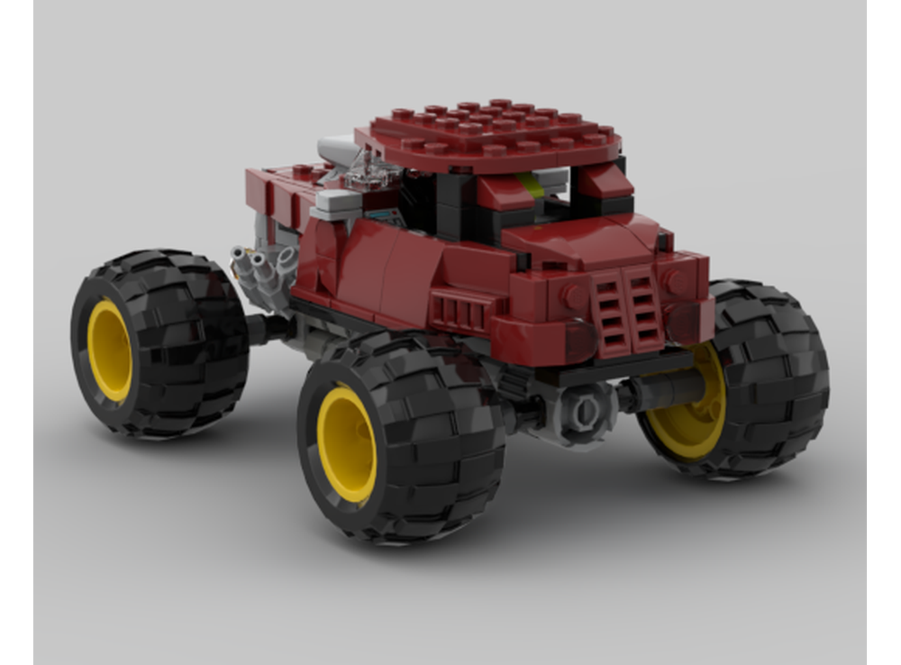 LEGO MOC Lego Ford 3 Window Coupe monster truck by Bricking_Xtreme ...