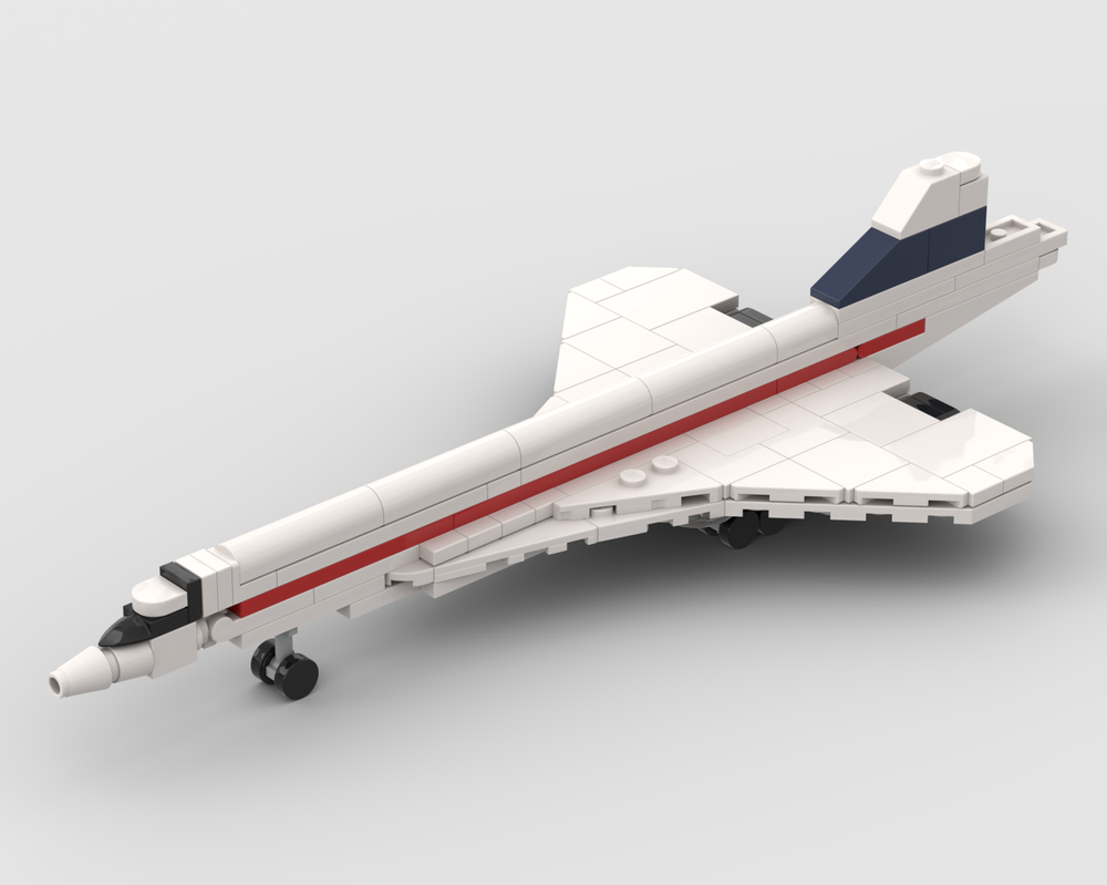 LEGO MOC-243976 Mini Concorde by ao-ka | Rebrickable - Build with LEGO