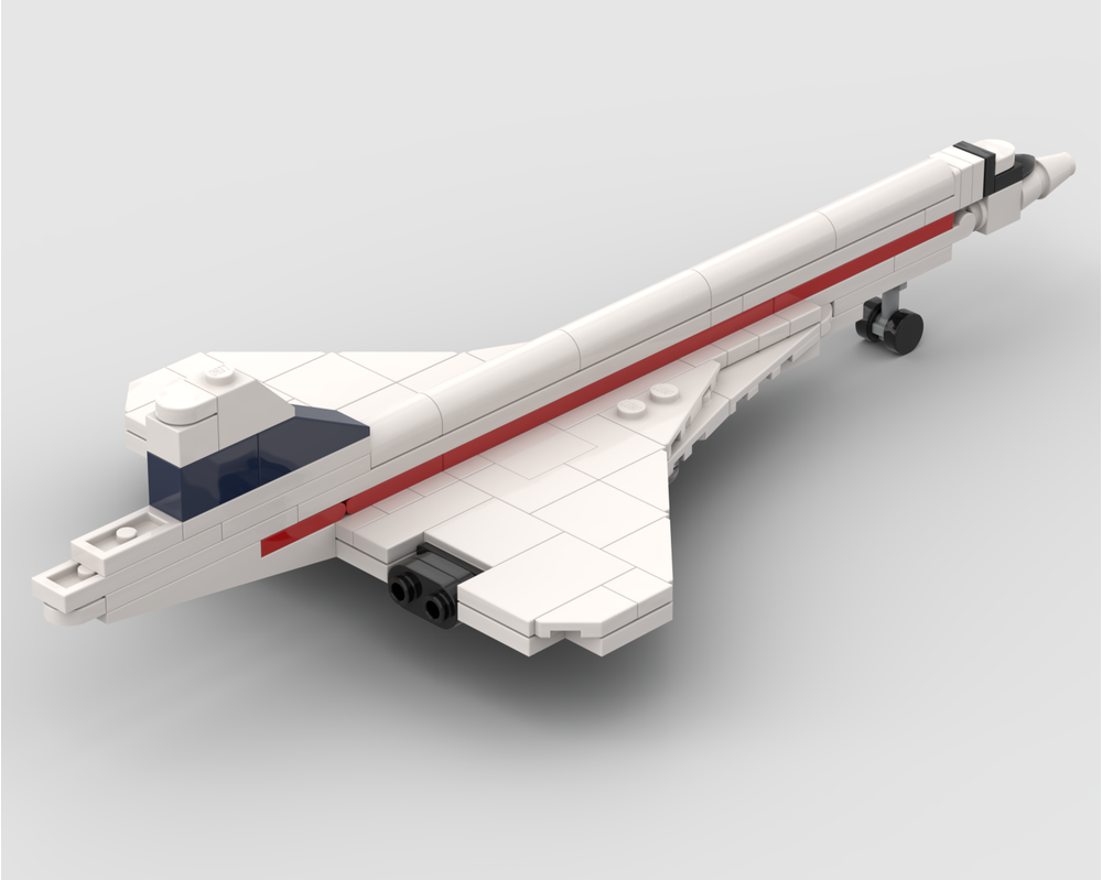LEGO MOC-243976 Mini Concorde by ao-ka | Rebrickable - Build with LEGO