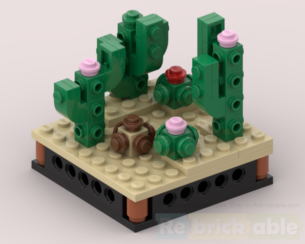 LEGO MOC Mini Biome (Desert) by BarracudaBrick | Rebrickable - Build ...