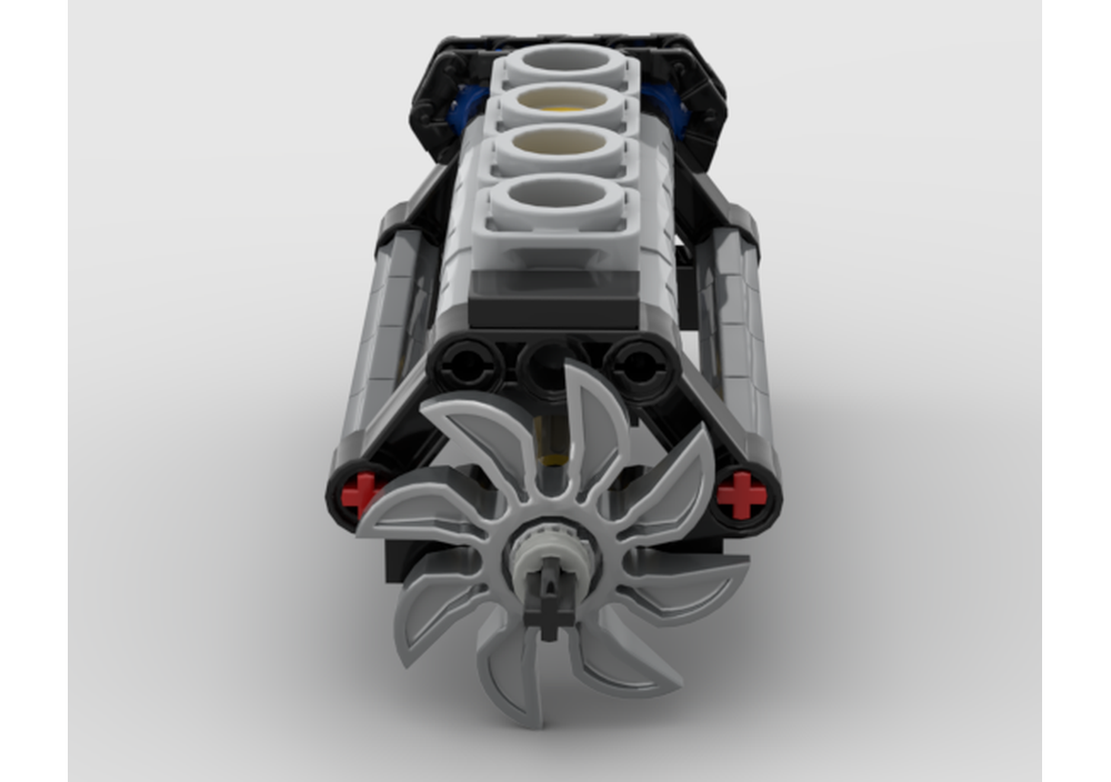 LEGO MOC-244002 Inline 4 Cylinder Engine by Destruct0r_13 | Rebrickable ...