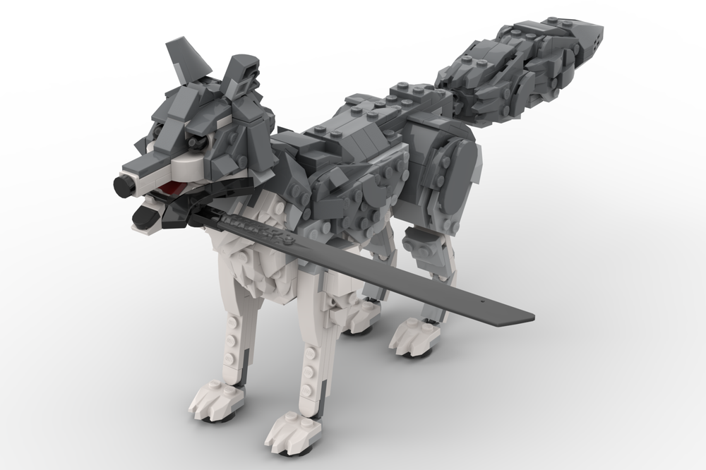 LEGO MOC-244009 Dark Souls - Great Grey Wolf Sif by Beptune ...