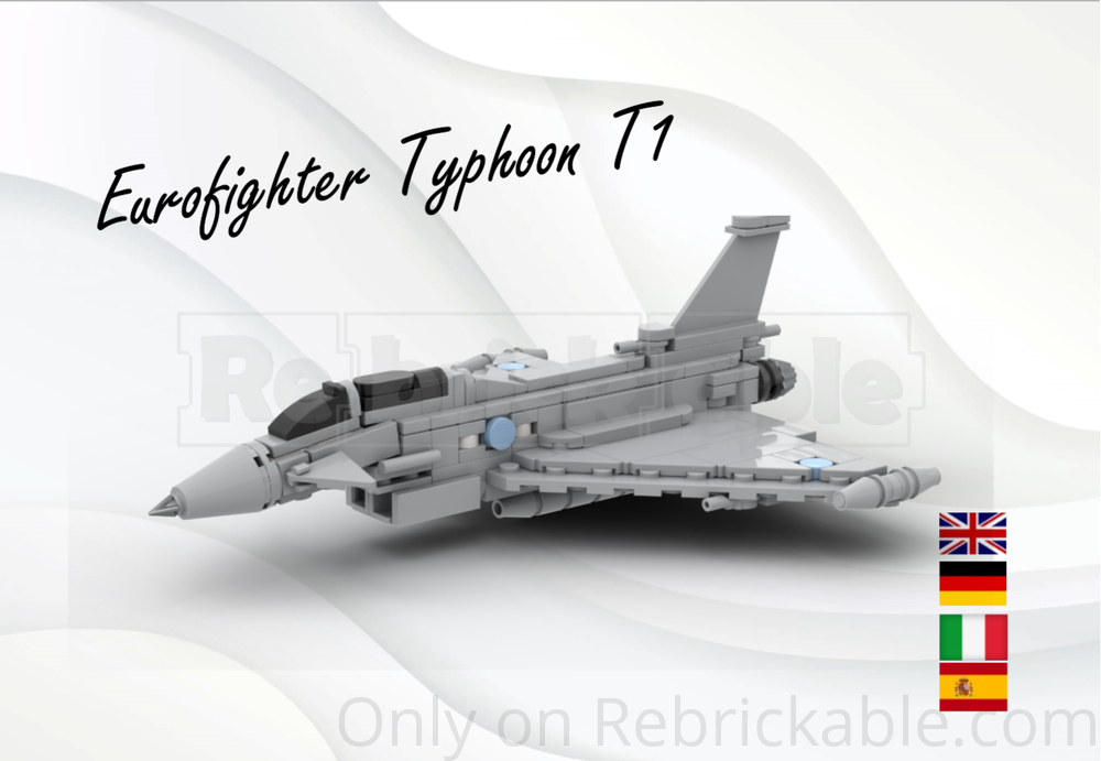 LEGO MOC-244032 Eurofighter Typhoon T1 by BasicBuilder23 | Rebrickable ...