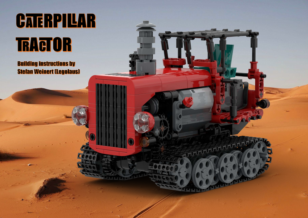 LEGO MOC-244036 Caterpillar Tractor (red Version) by legolaus ...