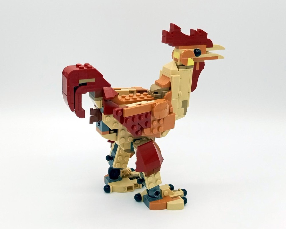 LEGO MOC 76970 Chicken by Nequmodiva | Rebrickable - Build with LEGO