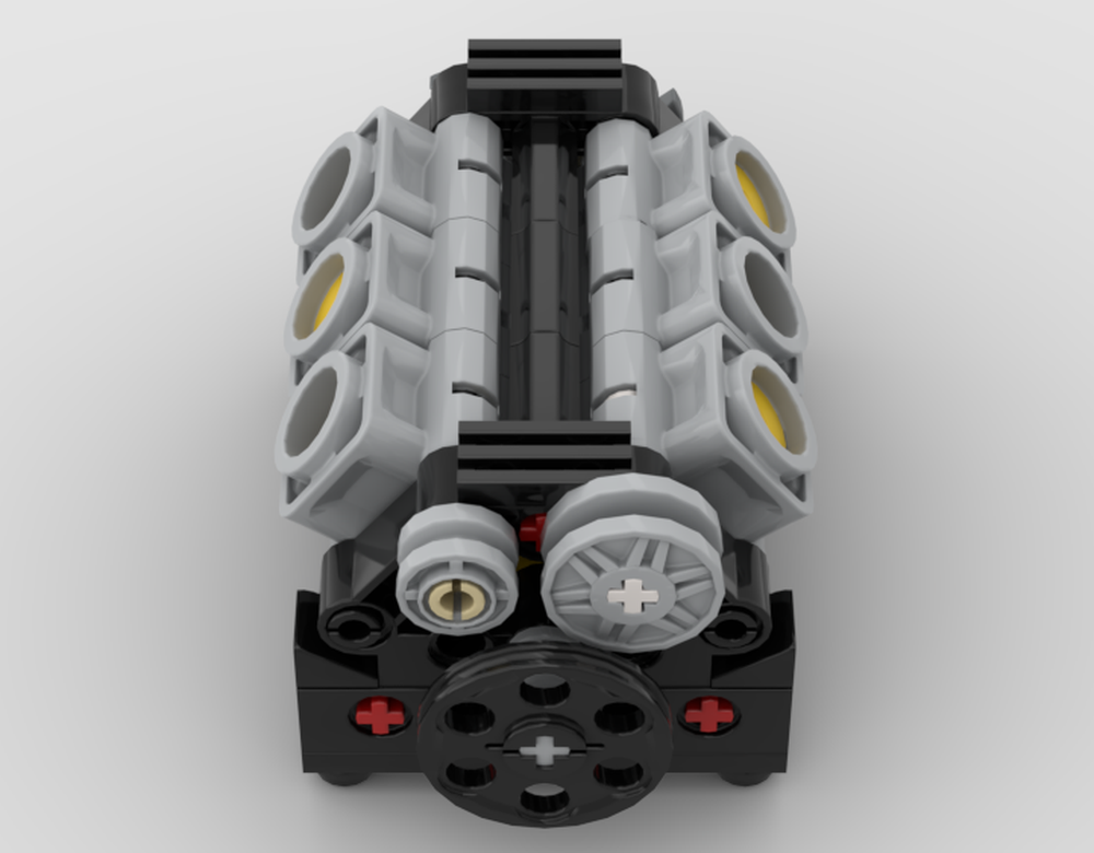 LEGO MOC-244056 V6 engine by Destruct0r_13 | Rebrickable - Build with LEGO