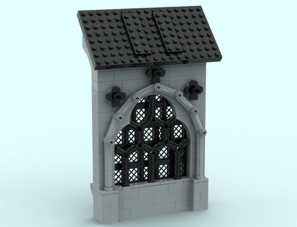 LEGO MOC Trefoil Gothic Window by Castle_Builder | Rebrickable - Build ...