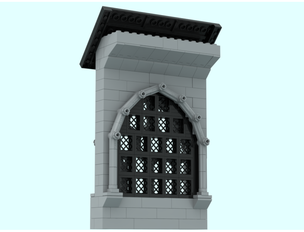 LEGO MOC Trefoil Gothic Window by Castle_Builder | Rebrickable - Build ...