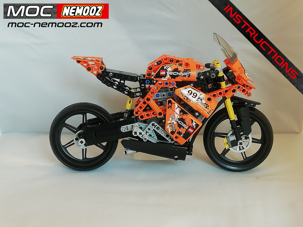 LEGO MOC ktm rc8 by MOC NEMOOZ | Rebrickable - Build with LEGO
