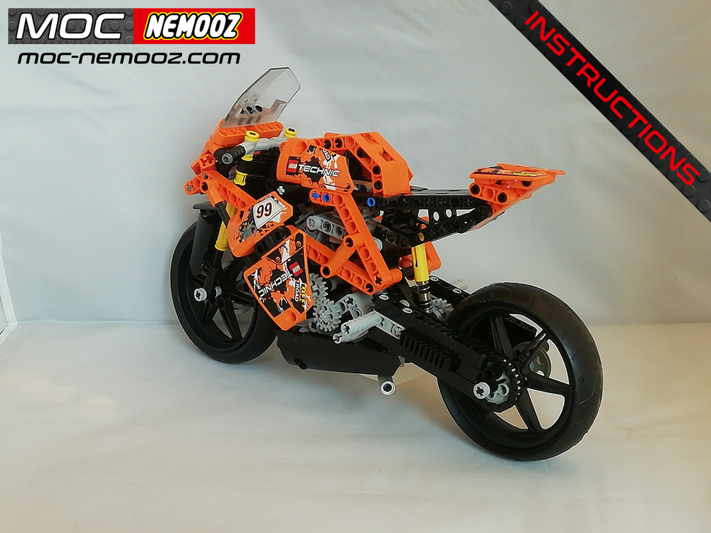 LEGO MOC ktm rc8 by MOC NEMOOZ | Rebrickable - Build with LEGO