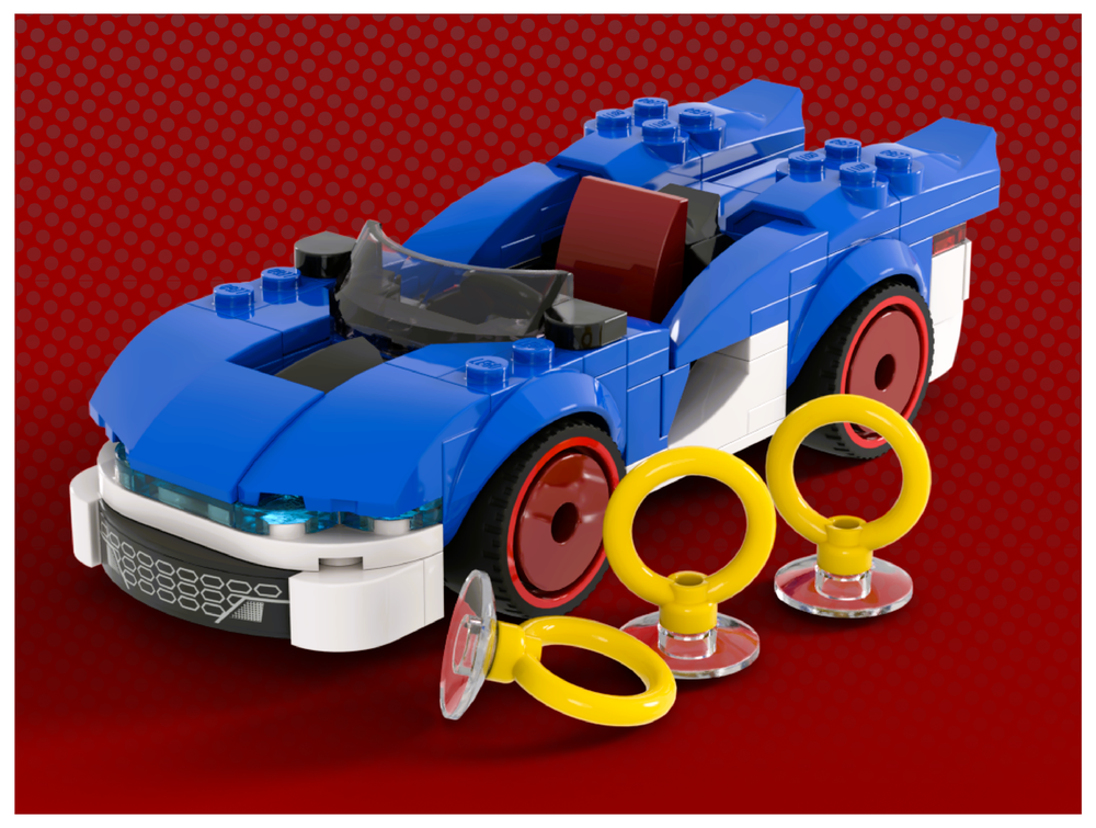LEGO MOC-244107 Sonic's Speedster Lightning / Speed Star by Eggcelencia ...