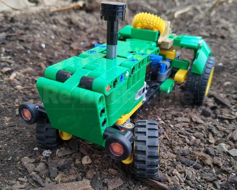 LEGO MOC 42168 John Deere-Lanz 500 with 5 Attachments by yumurs ...