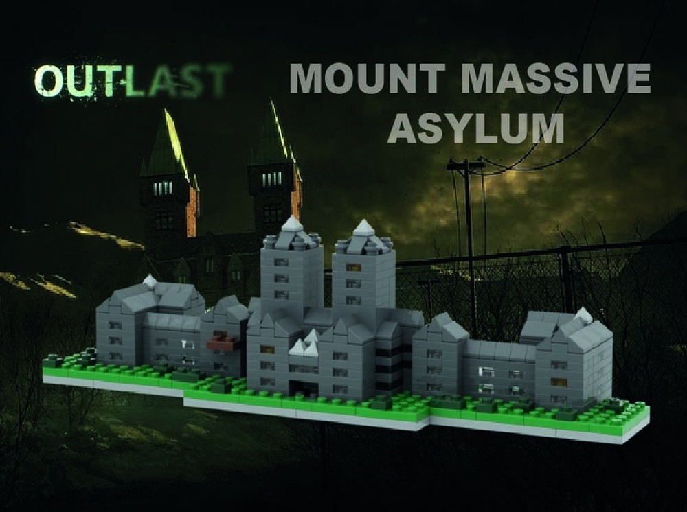 LEGO MOC-244147 Mount Massive Asylum - Micro Building (Outlast) by ...