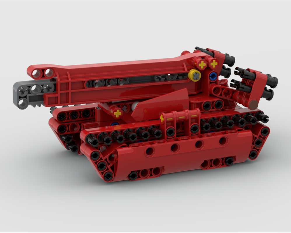 LEGO MOC-244159 42098 Mini Howitzer-Tank - LEGO Technic Car Transporter ...