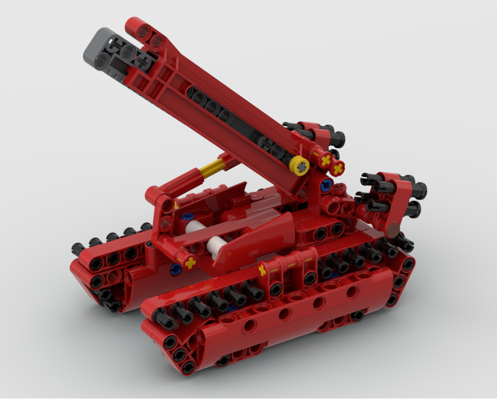 LEGO MOC-244159 42098 Mini Howitzer-Tank - LEGO Technic Car Transporter ...