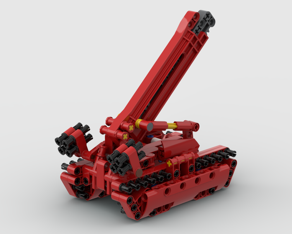 LEGO MOC-244159 42098 Mini Howitzer-Tank - LEGO Technic Car Transporter ...