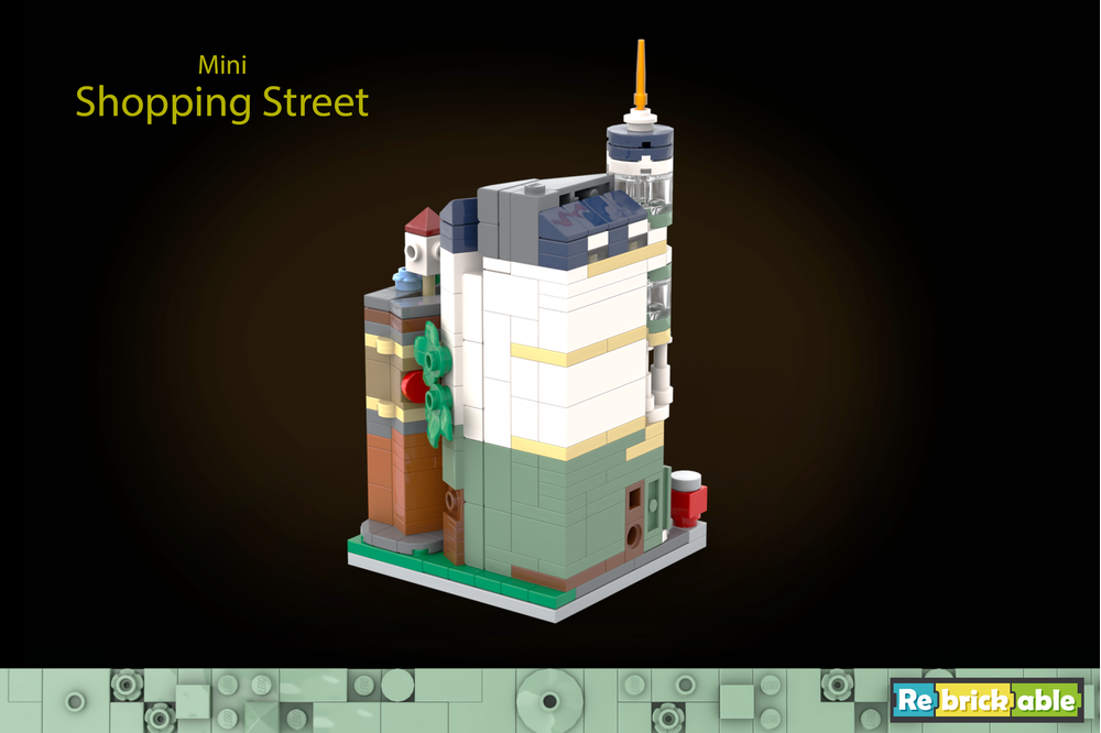 LEGO MOC-244167 Mini Modular Shopping Street by christromans ...