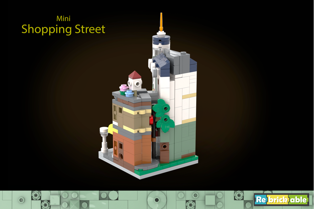 LEGO MOC-244167 Mini Modular Shopping Street by christromans ...