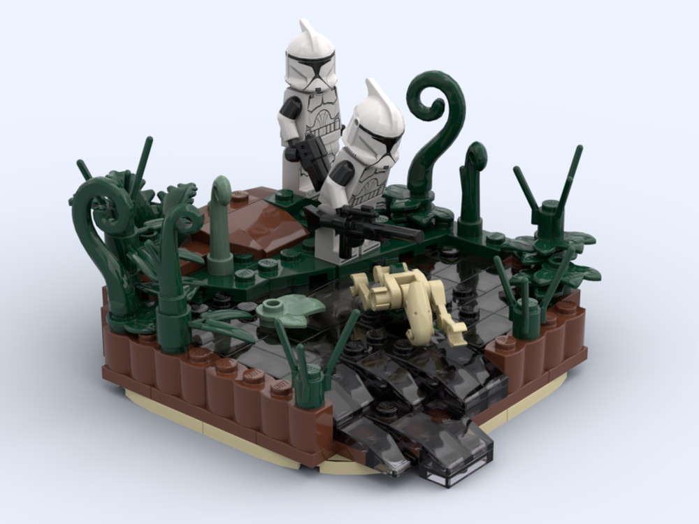 LEGO MOC-244186 Clone Swamp by Kappa_Jhoto | Rebrickable - Build with LEGO