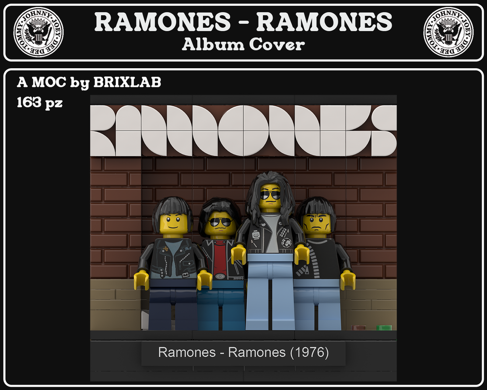 LEGO MOC-244189 Ramones - Ramones Album Cover by BrixLab | Rebrickable ...
