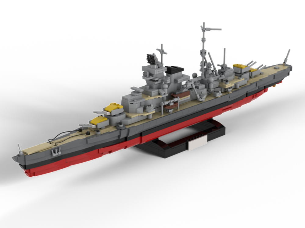 LEGO MOC-244209 Admiral Hipper Class Heavy Cruiser - "Blücher" Scale 1: ...