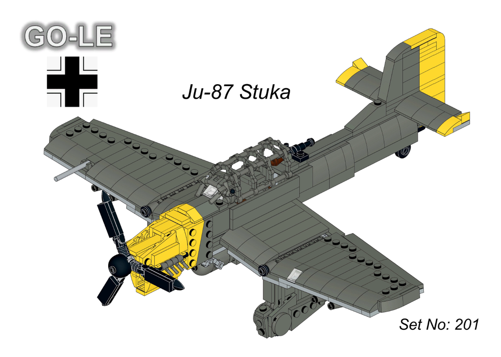 LEGO MOC-244238 Junkers Ju 87 Stuka by pavel82 | Rebrickable - Build ...